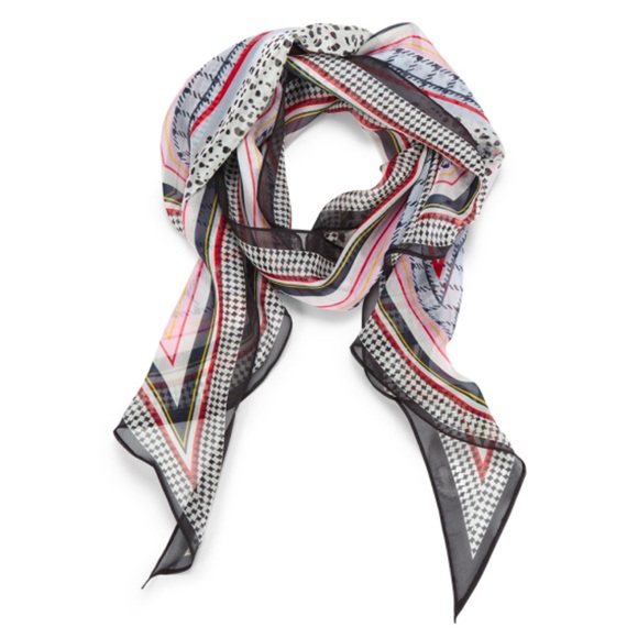 CAbi | Accessories | Cabi Nwt Can Do Scarf Navyred One Size | Poshmark